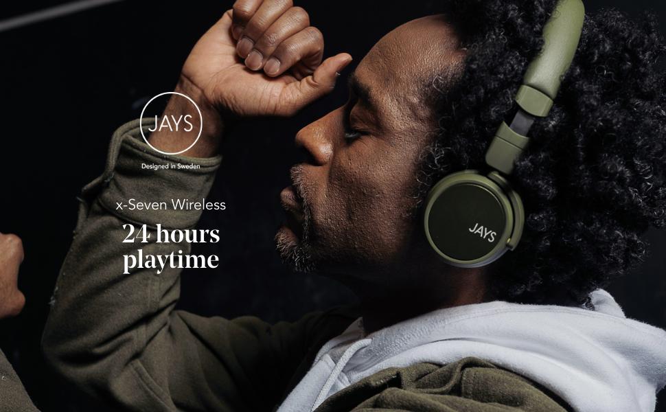 x-Seven Wireless On-Ear Headphones – JAYS Headphones